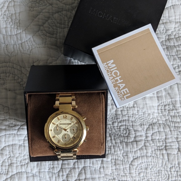 Michael Kors | Accessories | Michael Kors Mk5276 Chronograph Parker ...